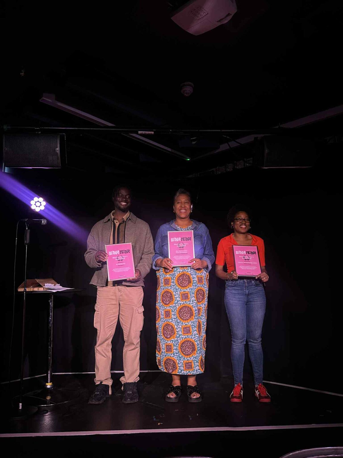 NEWS: Meet the Winners of Binge Fringe’s Black Performer’s Awards 2025 ...
